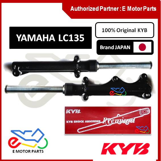 FORK LC135 FRONT FORK DEPAN KYB DAMPER 135LC V1 V2 V7 AUTO CLUTCH YAMAHA LC 4 5 SPEED STEERING ...