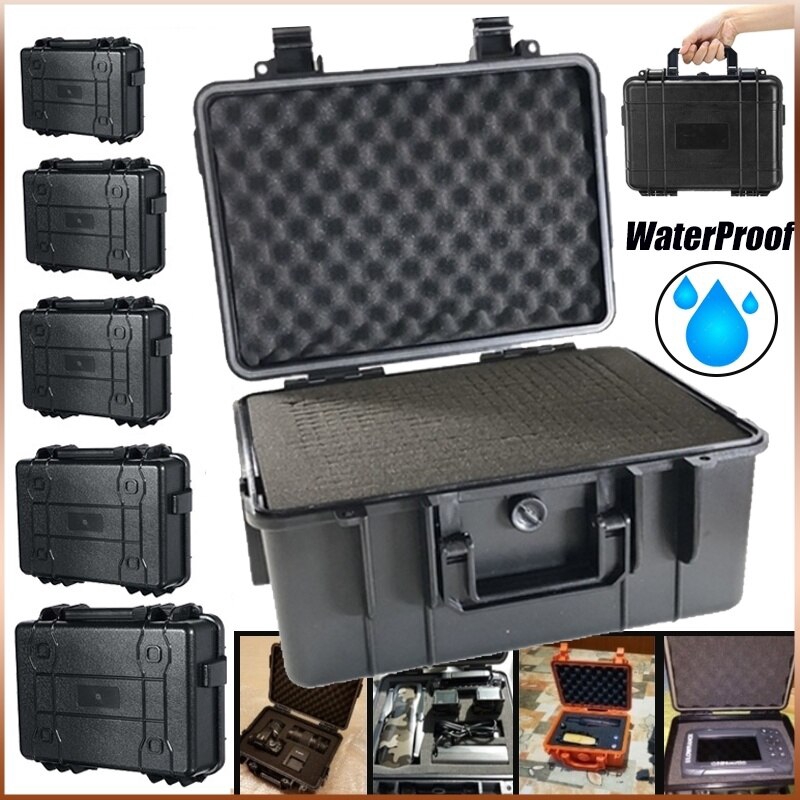 Large Size Tool Box Waterproof Impact Resistant Safety Case Suitcase ...