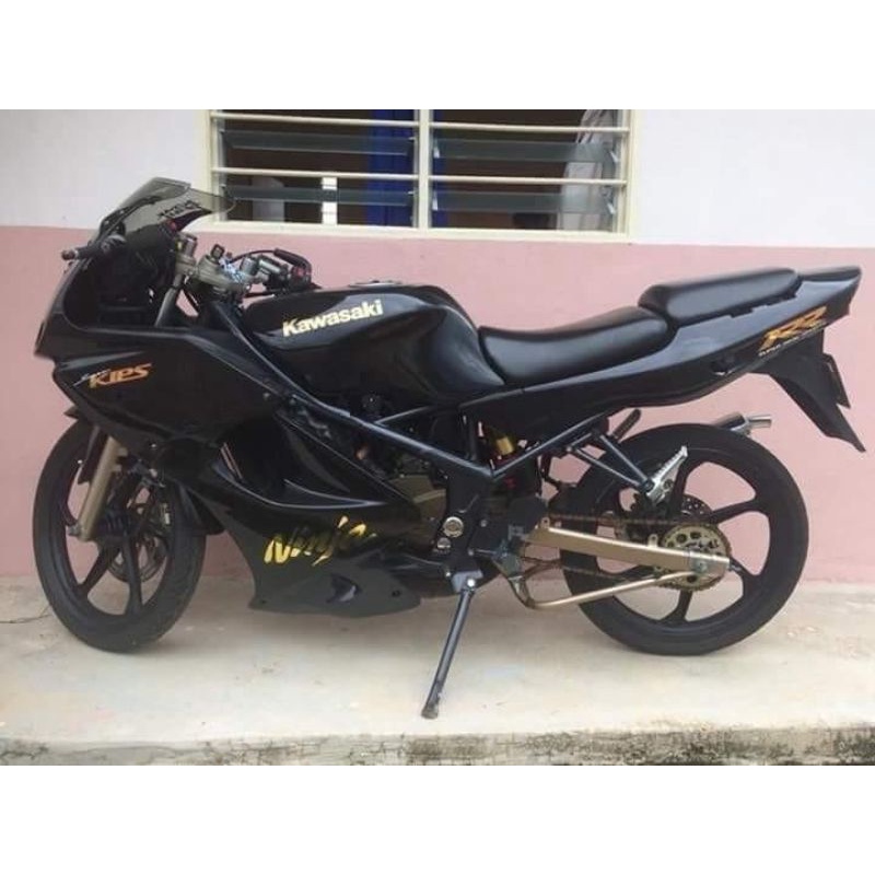 KAWASAKI NINJA RR150/KRR ZX150 BODY STICKER CHROME SILVER/CHROME GOLD ...