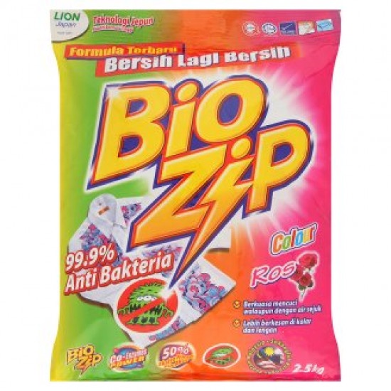 Bio Zip Powder Detergent - Colour 2.3kg | Shopee Malaysia