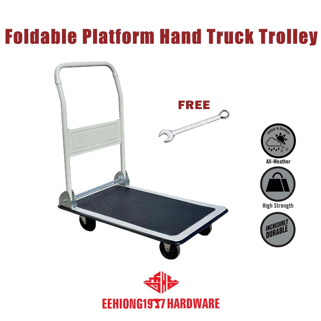 GT-150 150kg HIGH QUALITY Foldable Platform Hand Truck Trolley Kereta ...