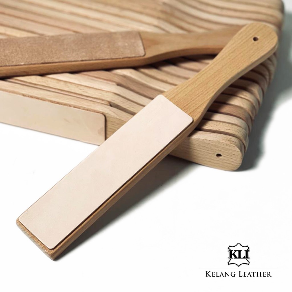 Leather Strop Dual Sided Knife Sharpening Kit; with/or Polishing ...