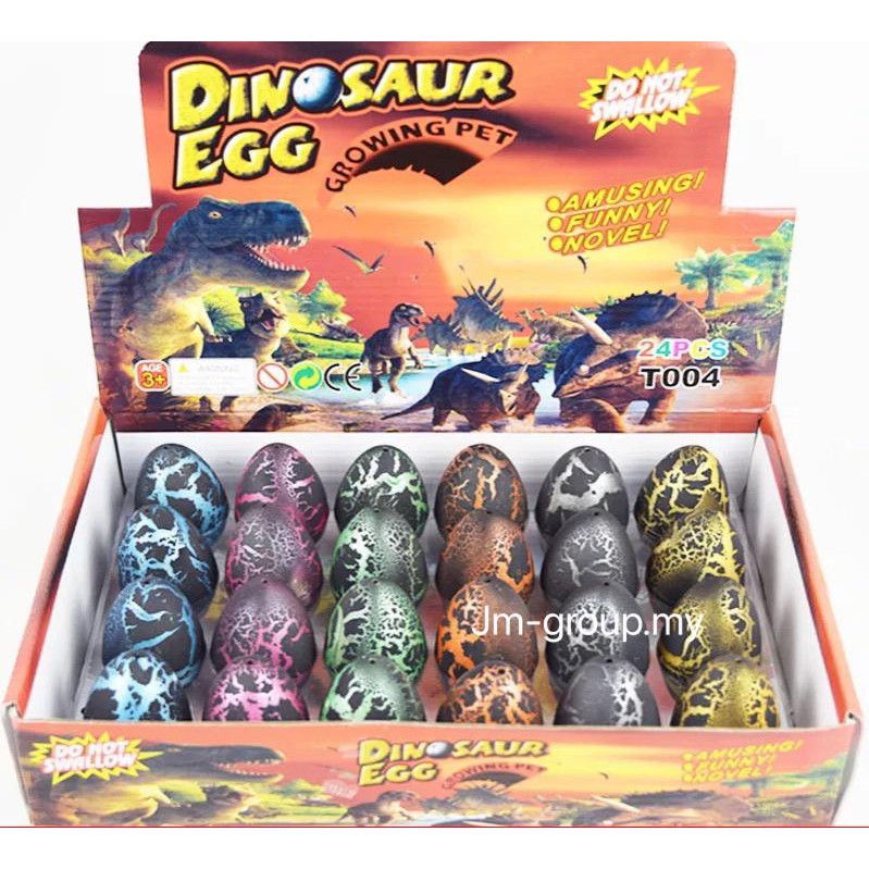 Dinosaur Egg Magic Growing Pet/Surprise Egg 24PCS (Ready Stock ...