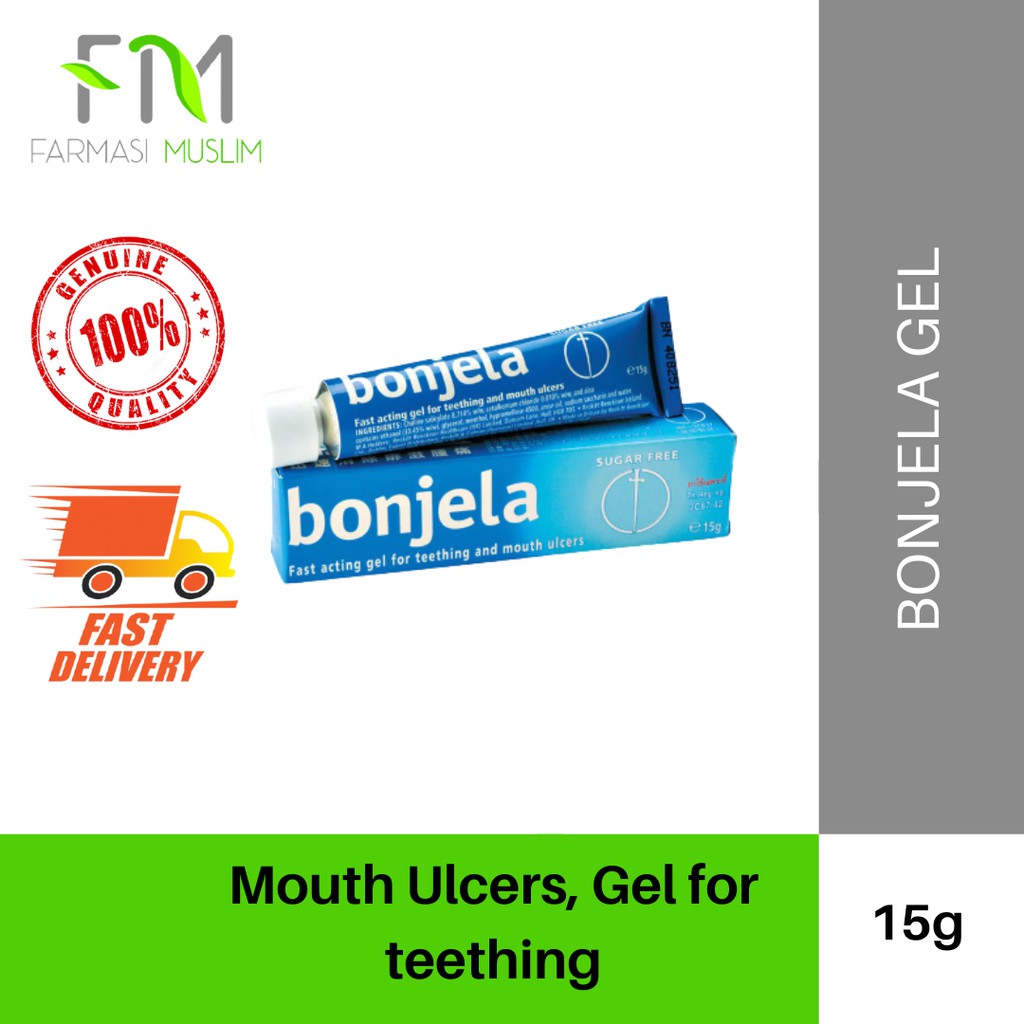 Bonjela Fast Acting Gel For Teething and Mouth Ulcers 15g | Shopee Malaysia