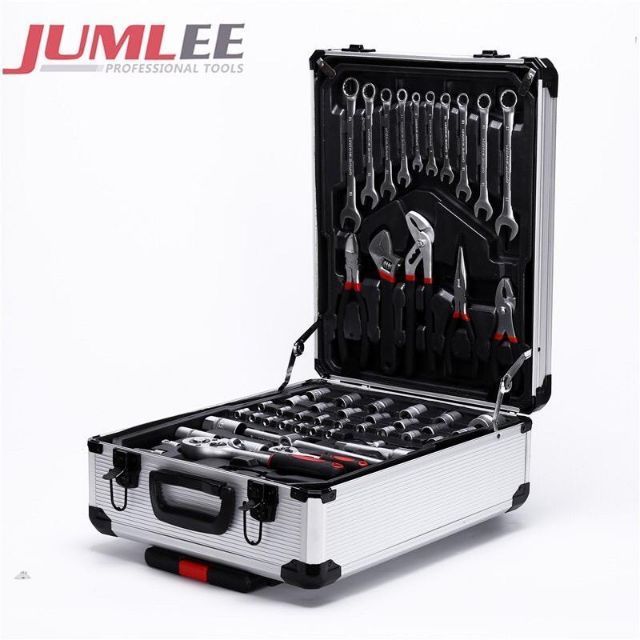 JUMLEE 187pcs Heavy DUTY TOOL KIT SOCKET SET SCREW DRIVERS Tools Box ...
