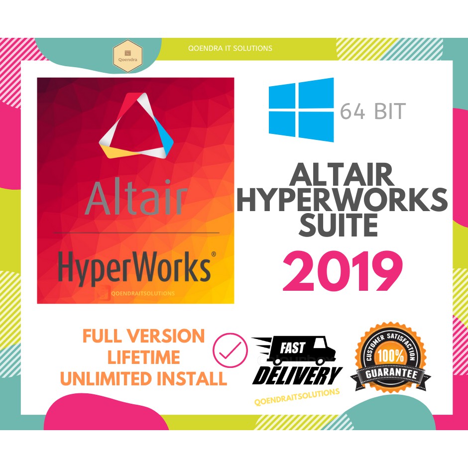 Altair HyperWorks Suite 2019 For Windows | Lifetime | Full Version | Shopee Malaysia