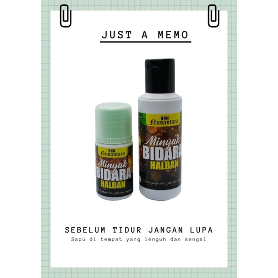 Minyak Bidara HALBAN (Botol kecil/cap hijau)(daun bidara) | Shopee Malaysia