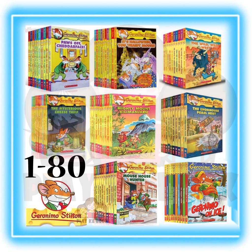 Geronimo Stilton Books Series (Book 1-80) | Shopee Malaysia