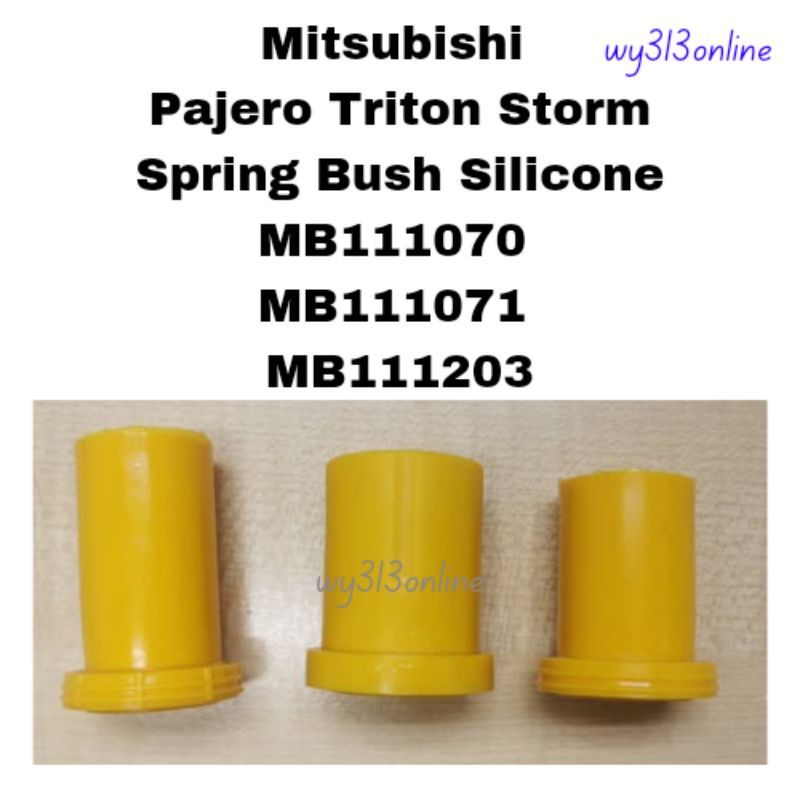 Mitsubishi Pajero Triton Strom Silicone Spring Bush Rear Leaf Spring ...