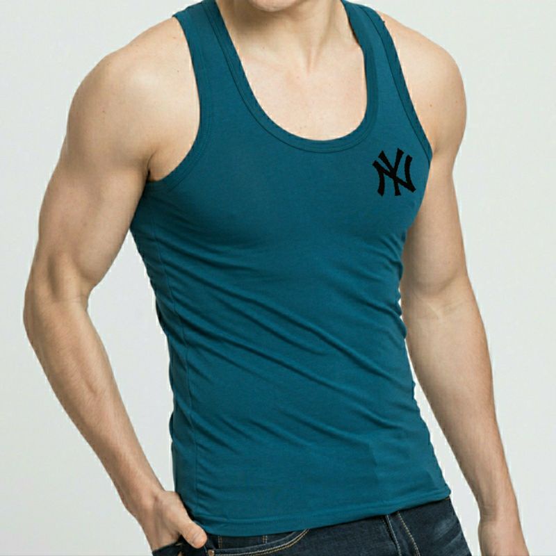 Adult Men's Singlet YN Men's Singlet Cotton Combed Men's Singlet Shirt ...