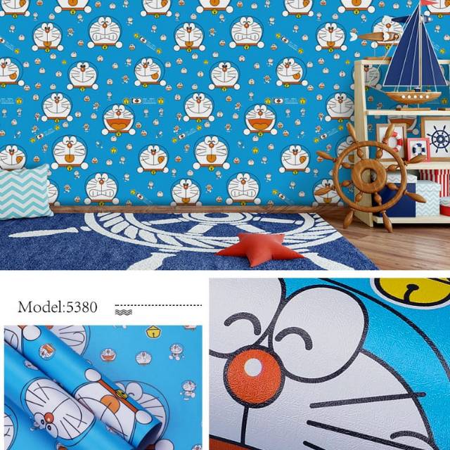 Plain doraemon wall Wallpaper | Shopee Malaysia