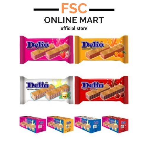 [FSC] Oriental Delio Wafer With Cream 24sx16gm (Choco/Strawberry/Orange ...