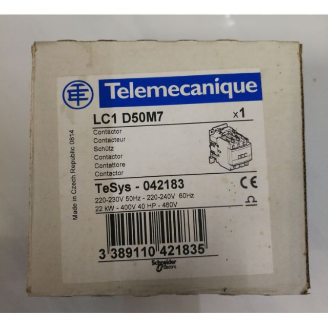 Telemecanique LC1D50M7 240V 50A CONTACTOR | Shopee Malaysia