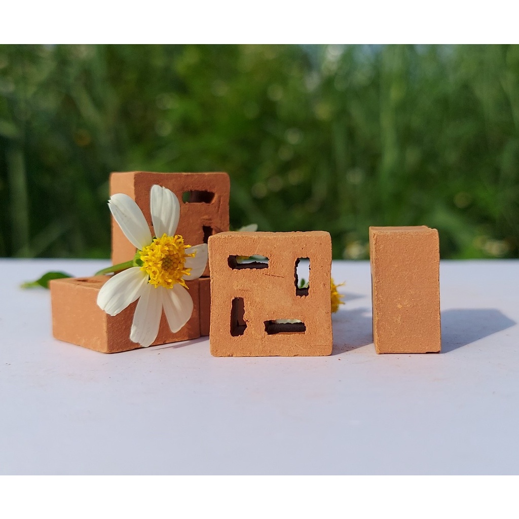 10 Tablets - Mini 20x20x10mm, Modeling Clay Tiles, Small Landscape ...