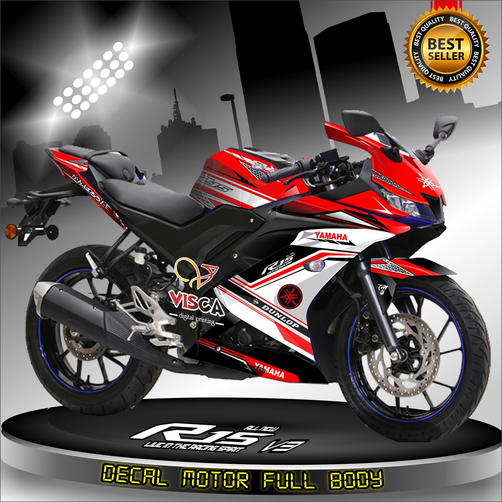R15 V3 Full Body Decal R15 V3 Full Body Decal R15 V3 Red Sticker | Shopee Malaysia