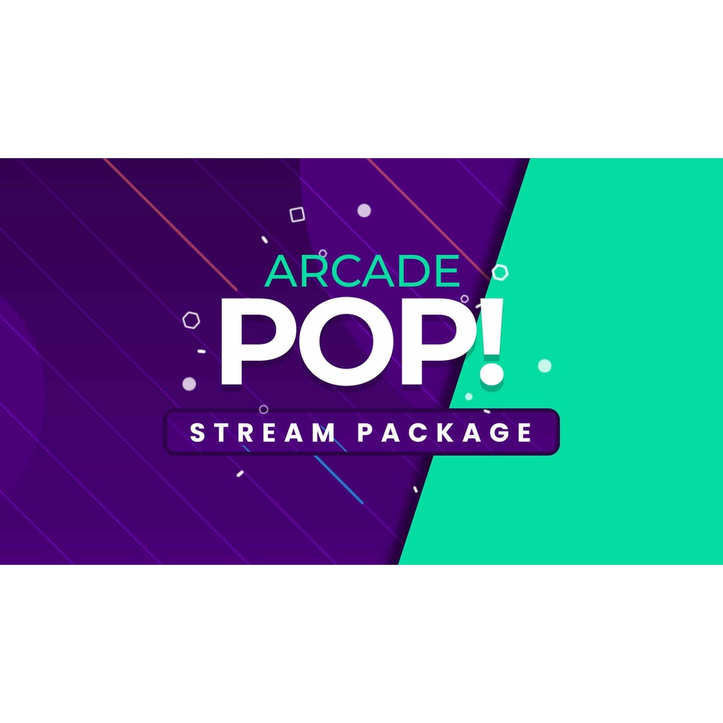 Electro Arcade Pop stream Overlay / Screen Theme / Widget Theme (STREAMLABS OBS / OBS Studio ...