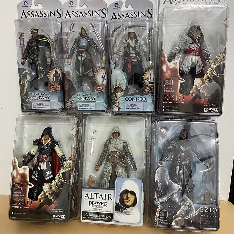 15CM Assassin Creed Origins Creed Series 4 Connor Haytham Edward Kenway ...