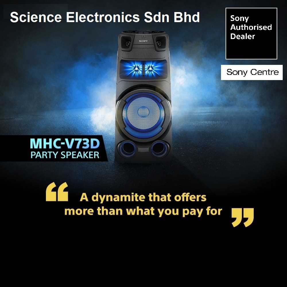 Sony High Power Audio System MHC-V73D | Shopee Malaysia