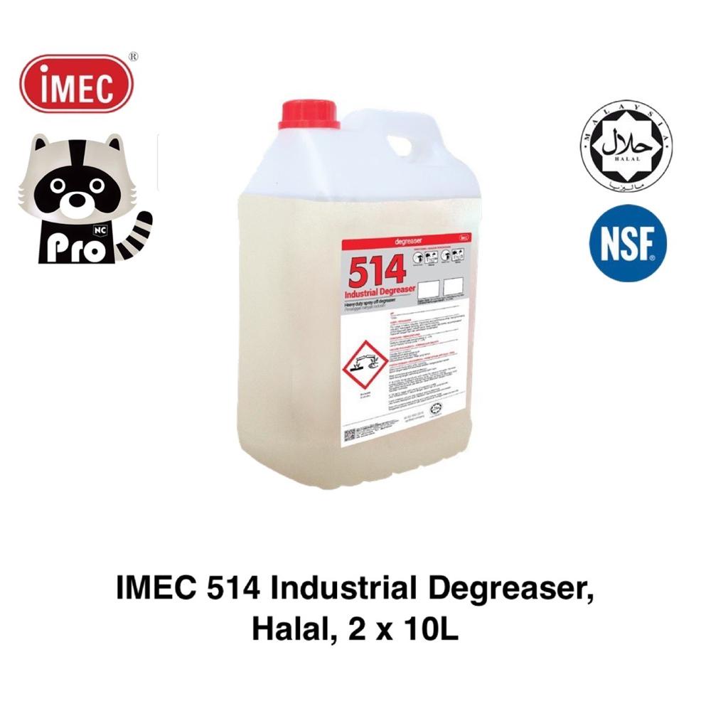 IMEC 514 Industrial Degreaser, Heavy Duty Degreaser, Halal, 2 x 10L ...