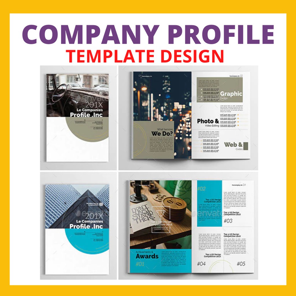 Creative Company Profile Template Adobe Indesign | Shopee Malaysia