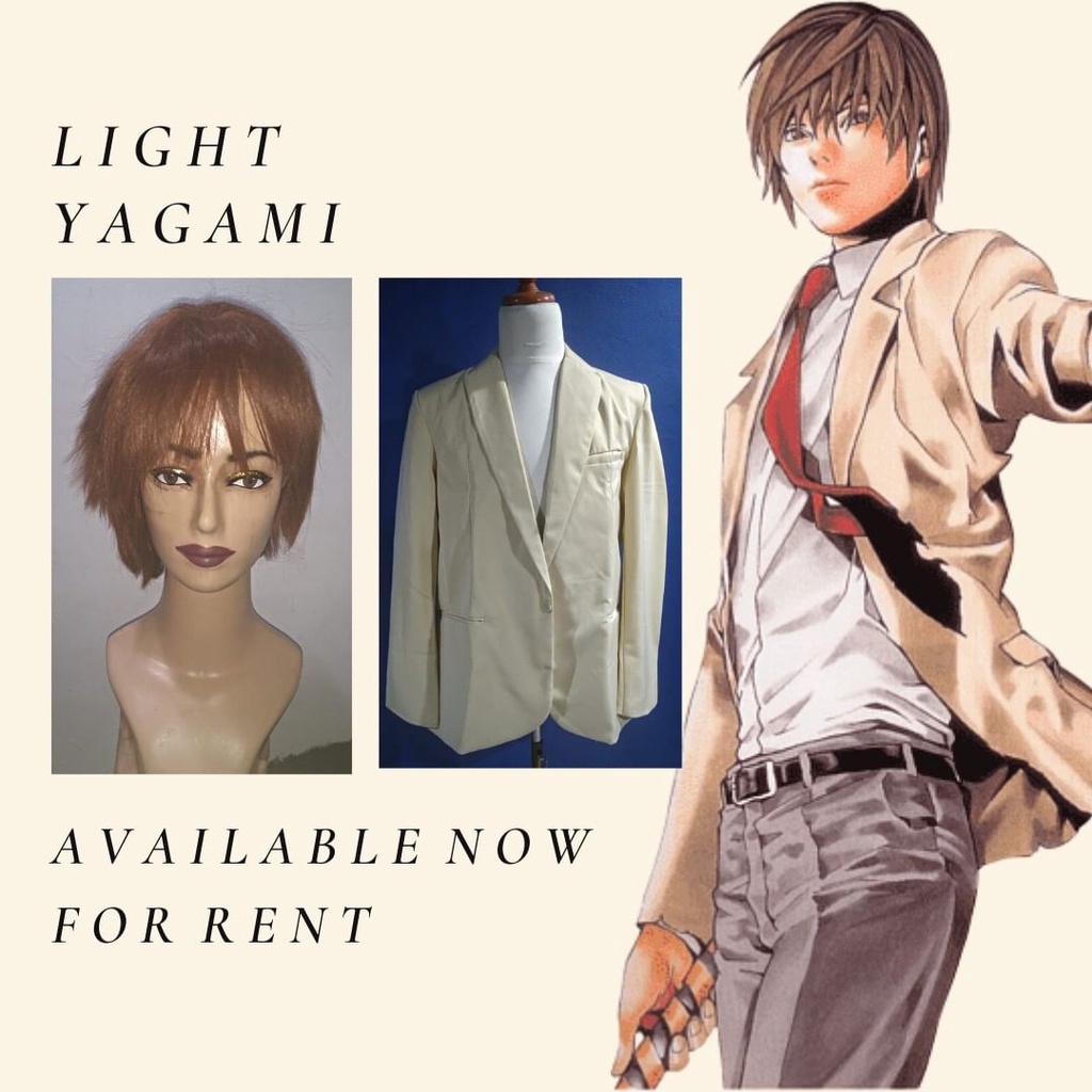 Rental Cosplay Costumes Homearyarentcos Light Yagami Raito Yagami Kira ...