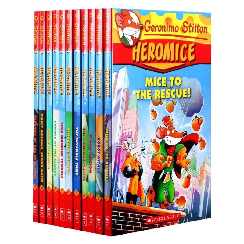 Geronimo Stilton Heromice Collection (11Books) | Shopee Malaysia