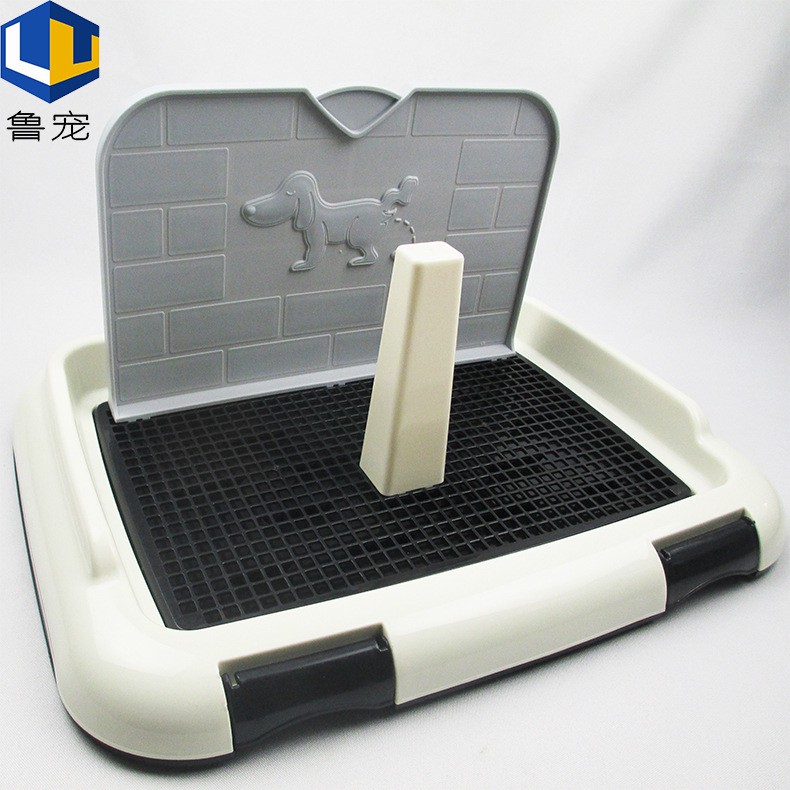 Dog toilet with wall pet toilet large indoor teddy potty potty fixed ...