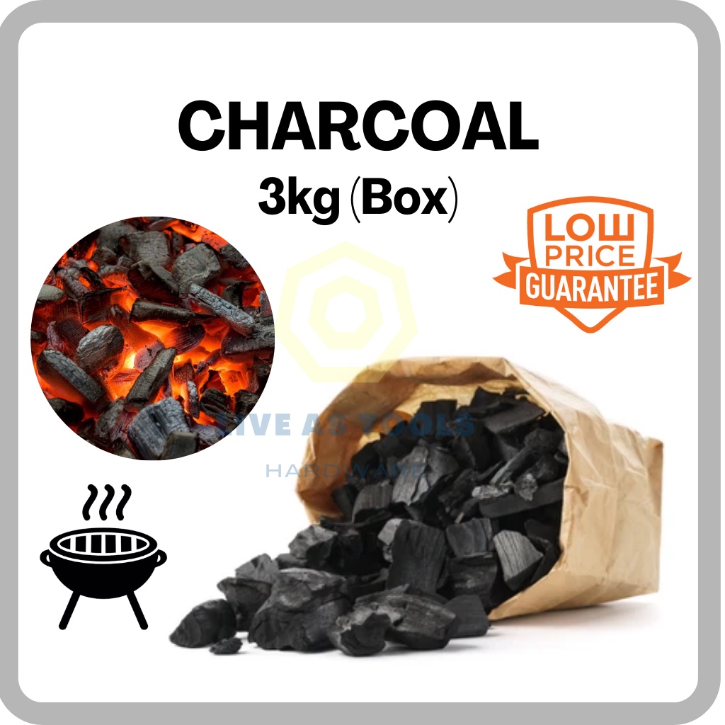 BBQ Charcoal/ Arang BBQ Packet /Arang Kayu Bakau | Shopee Malaysia