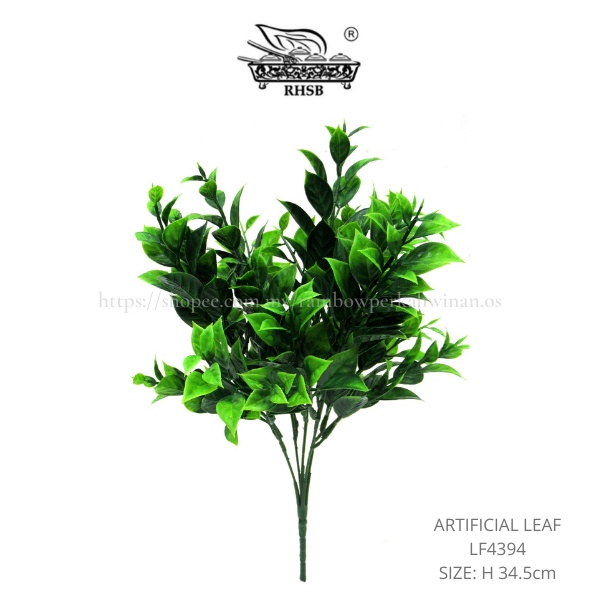 ARTIFICIAL LEAF / ARTIFICIAL PLANT / DAUN HIASAN / LEAVES BOUQUET ...