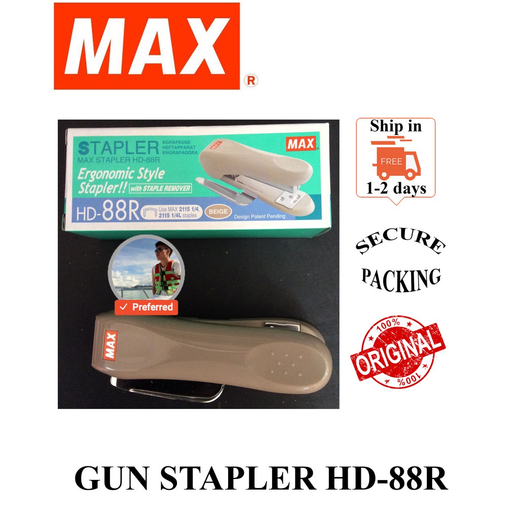 Max Stapler HD-88R / HD88R **ORIGINAL** | Shopee Malaysia