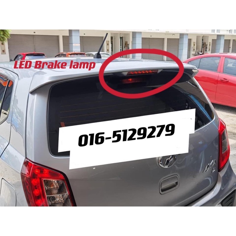 Axia Spoiler【LED Brake Light saja】 | Shopee Malaysia