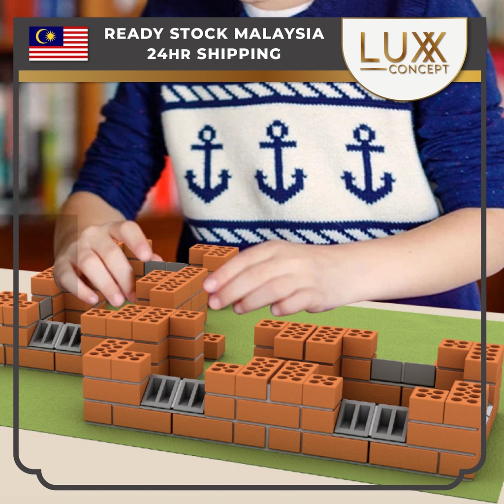 Handmade DIY Miniature Building Cottage Villa with Brick Blocks ...