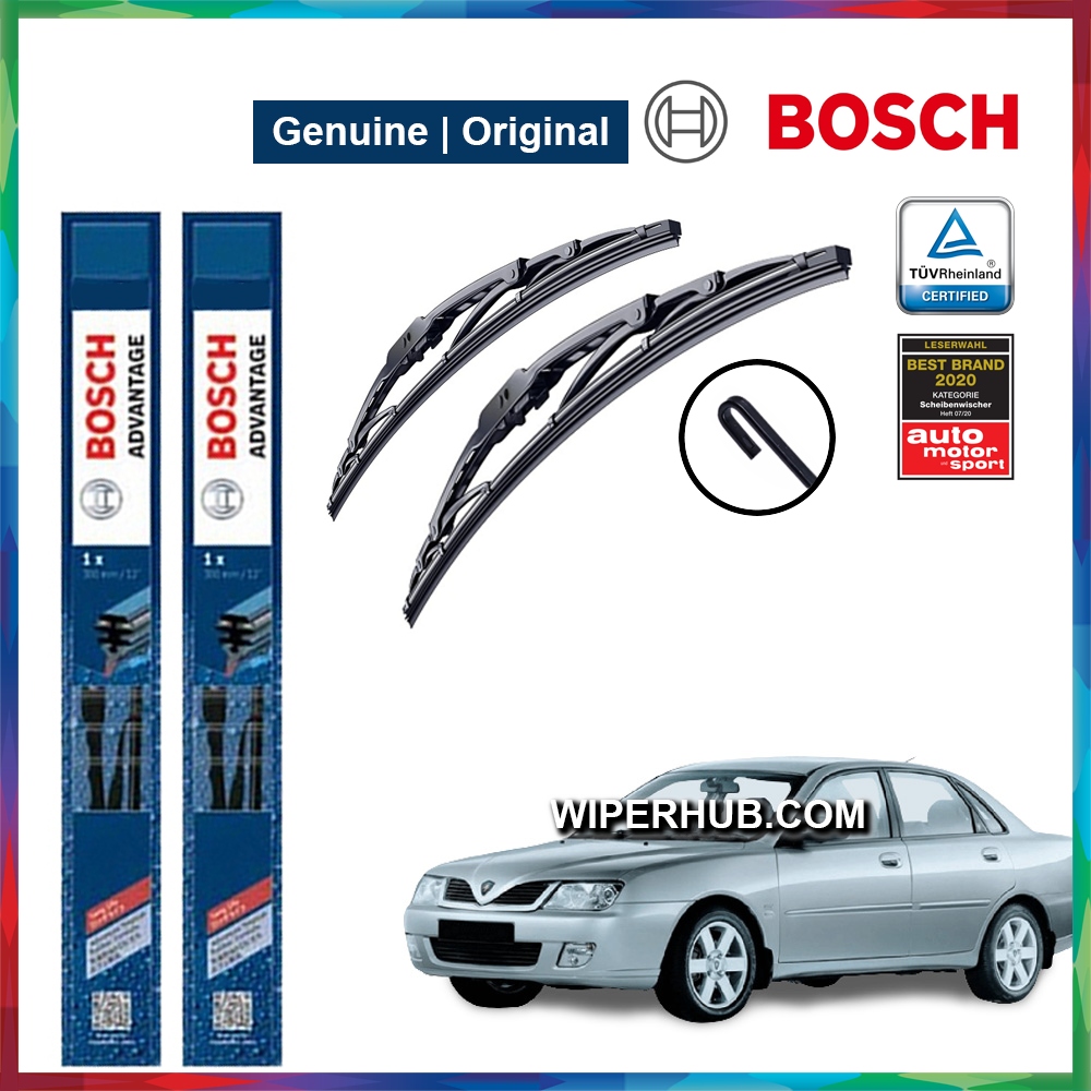 [ORIGINAL] Proton Waja 2001 Bosch Advantage U-Hook Wiper Blade Windscreen (1SET) | Shopee Malaysia