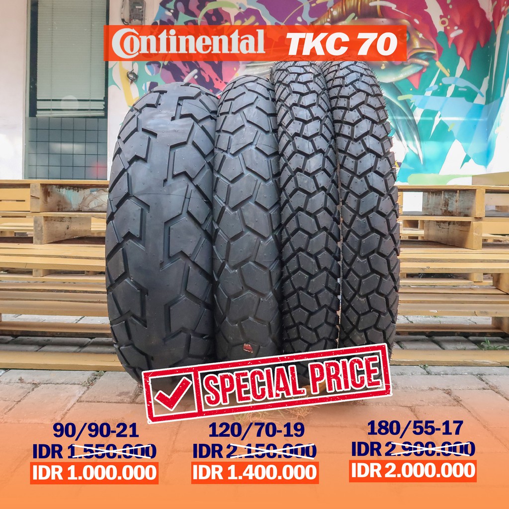 Continental TKC 70 90/90-21 120/70-17 KLX CRF BMW GS Adventure Touring ...