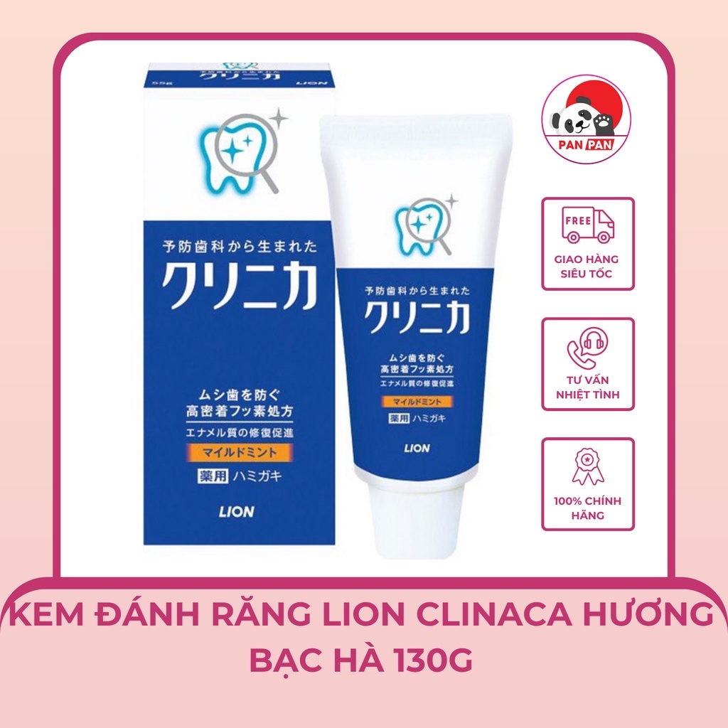Lion Clinica Toothpaste Mint Fragrance Cool White Teeth, Giving A Bright White Confident Smile ...