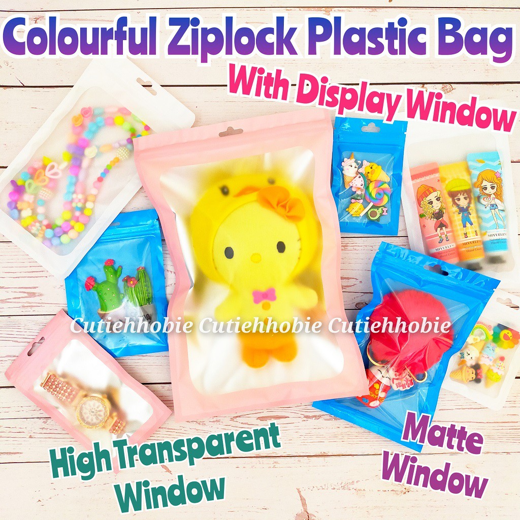 Stock Clearance Colorful Ziplock Zipper Retail Packaging Plastic Bag ...