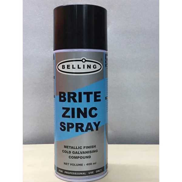 BELLING BRITE ZINC SPRAY COLD GALVANISING SPRAY 400ML | Shopee Malaysia