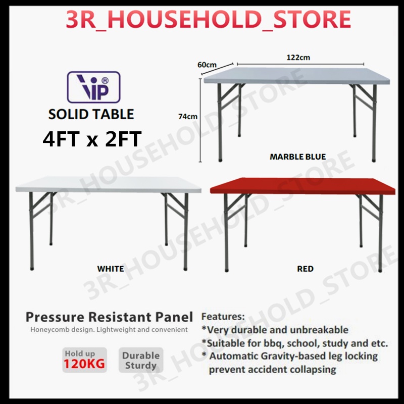 VIP Brand Solid Banquet Table Event / Catering / Hall / Buffet Folding ...