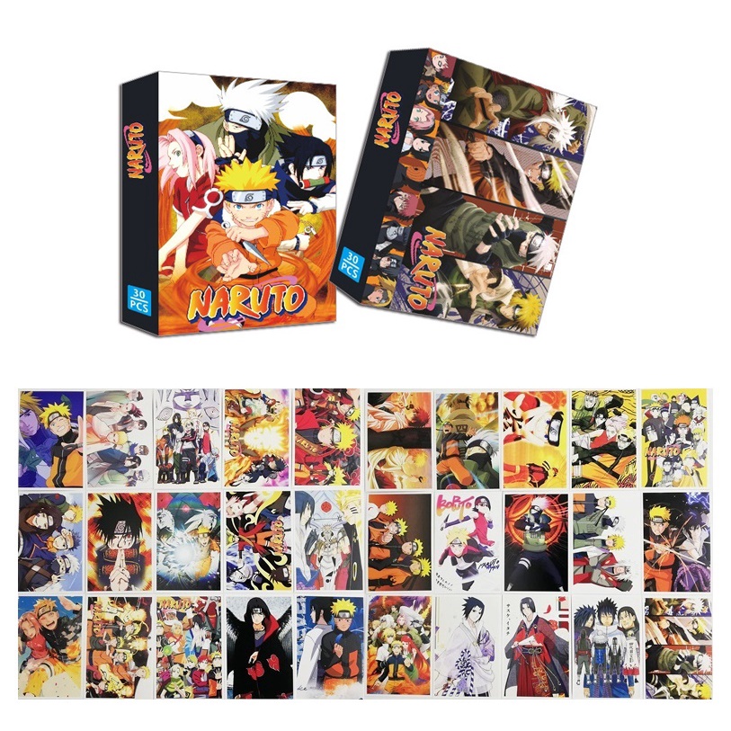 Anime EXTRA Big Lomo 30pcs Demon Slayer Spy X Family One Piece Jujutsu ...