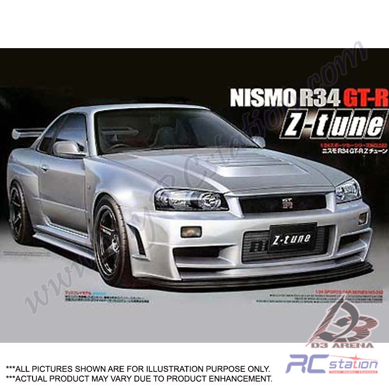 Tamiya Model #24282 - Tamiya NISMO R34 GT-R Z-tune [24282] | Shopee Malaysia