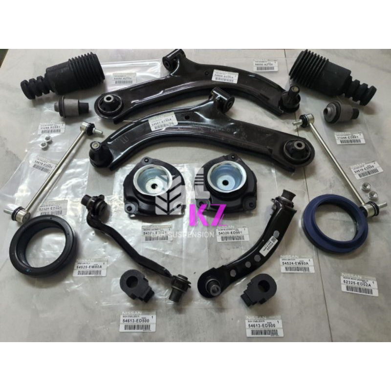 FULL SET 16PCS!! NISSAN LATIO/LIVINA/SYLPHY G11 FRONT LOWER ARM ...
