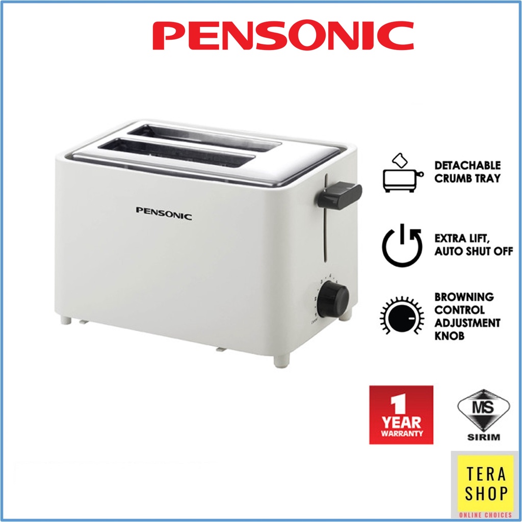 Pensonic 2 Slices Toaster 750W PT-928 / PT-929 | Shopee Malaysia