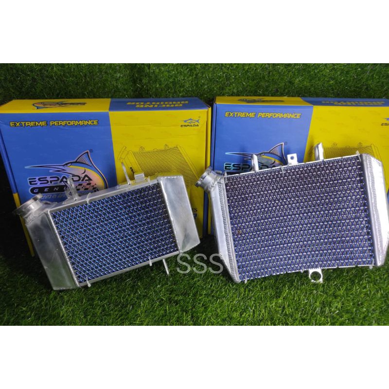 💯 ESPADA RADIATOR TITANIUM Y15ZR LC135 RS150 CURVE BESAR BIG LC Y15 R3 ...