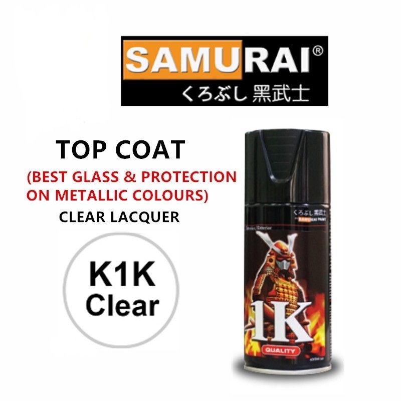 Samurai Spray Paint K1K Clear (1K Clear) | Shopee Malaysia