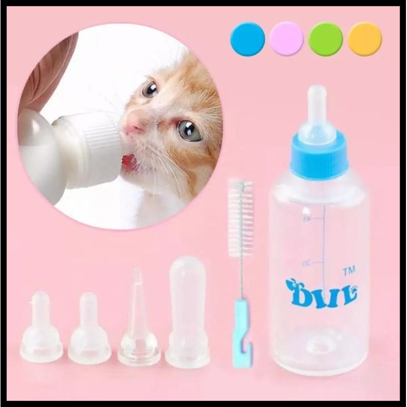 Pet Cat Feeding Bottle Cat Milk Bottle Botol Susu Kucing Haiwan ...