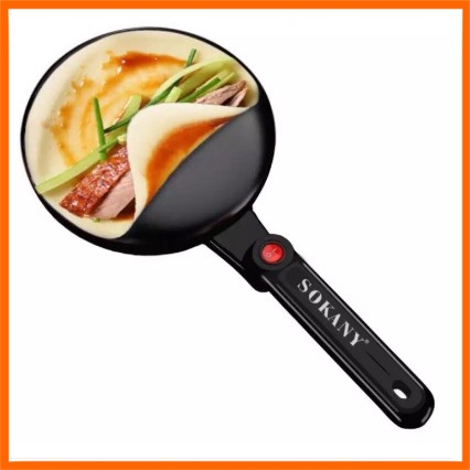 Crepe pan Lempeng maker Pembakar lempeng elektrik Kuali leper elektrik ...