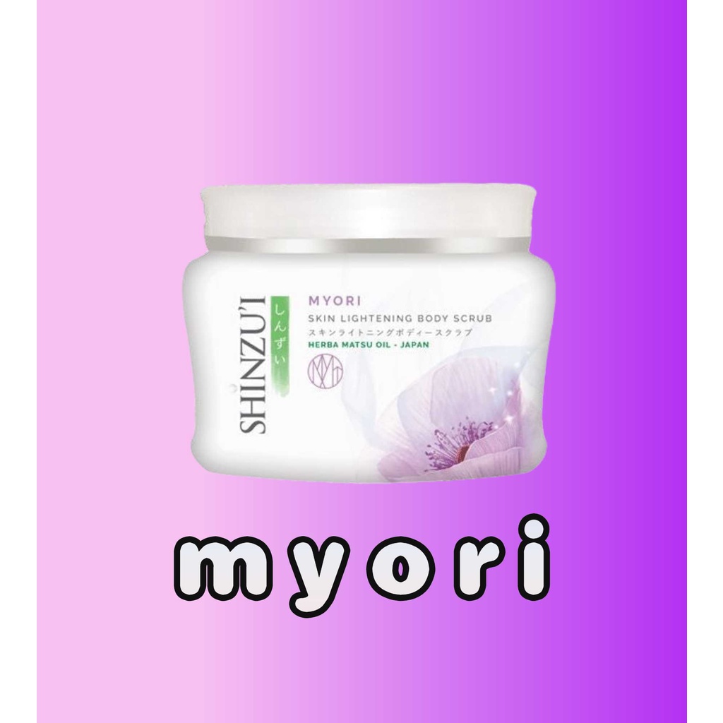 Shinzui Skin Lightening Body Scrub 200g (Matsu / Kirei / Hana / Myori ...