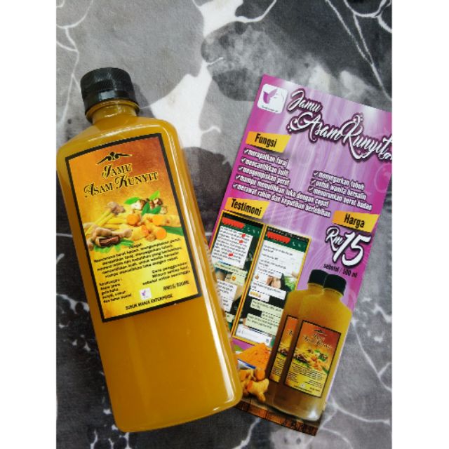 Jamu Asam Kunyit Sme (JAK)/jamu kesihatan wanita/jamu kecantikkan/jamu ...