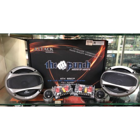 The Punch 👊🏻 6.5” Attack Series ATK 65CP Two-Way Component System Car ...