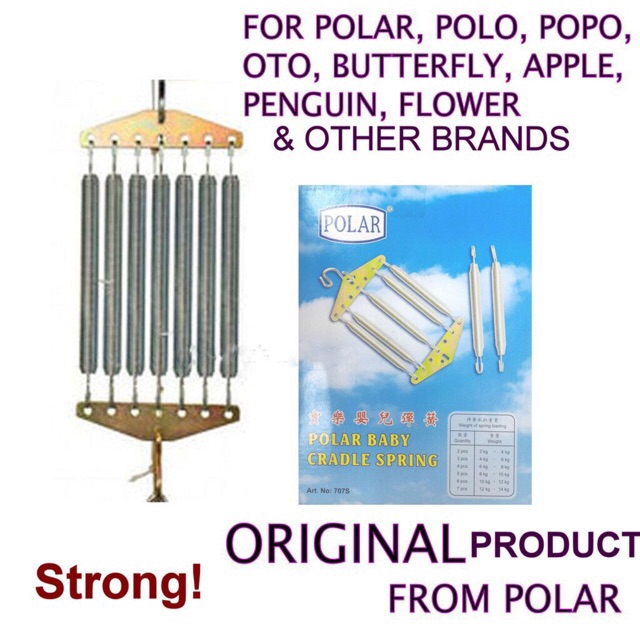 Polar/Poma baby cradle spring (7 springs) | Shopee Malaysia